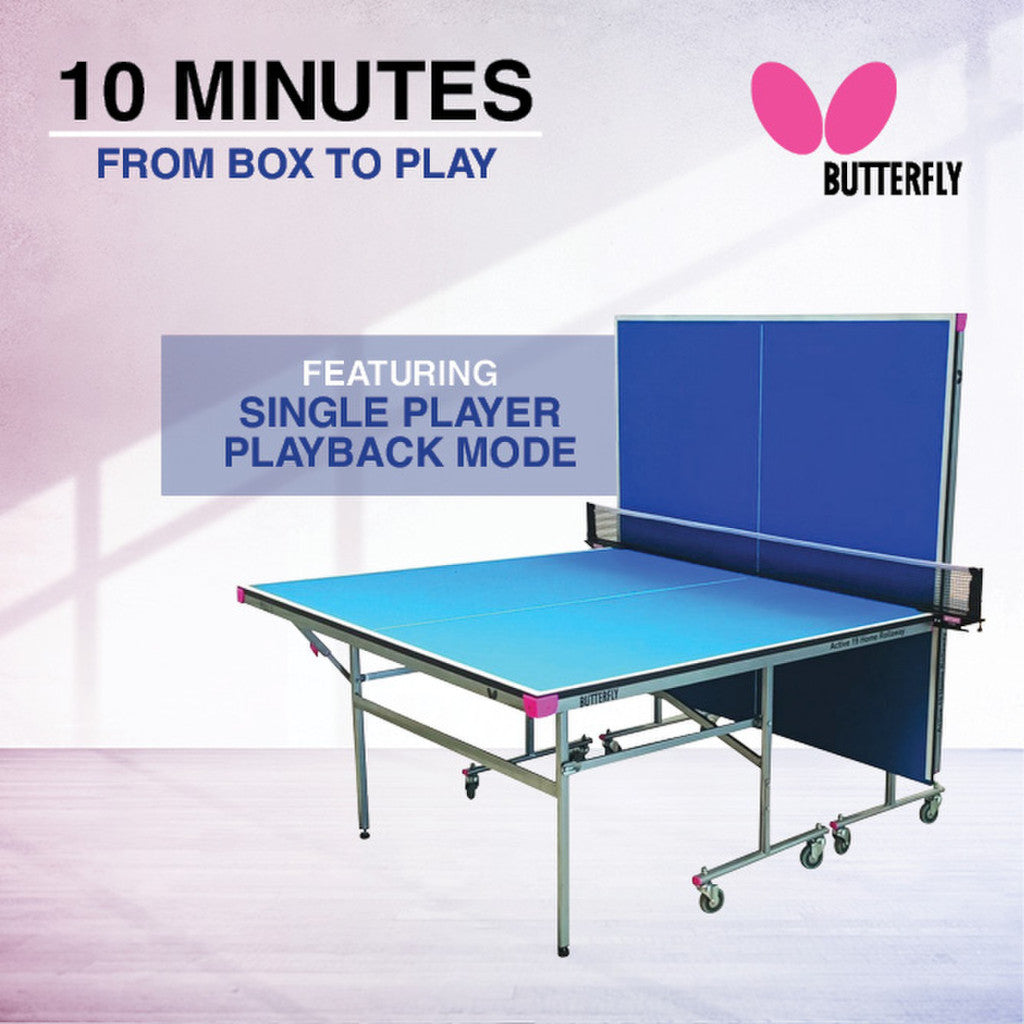 Butterfly Active 19 Home Ping Pong Table - Top Sports Tech