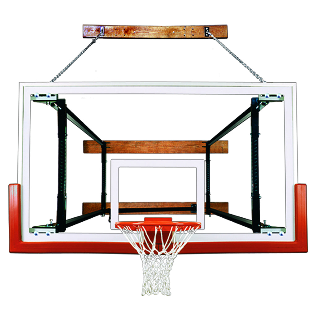 Wall Mount Basketball Hoop, FoldaMount82 by First Team - Top Sports Tech