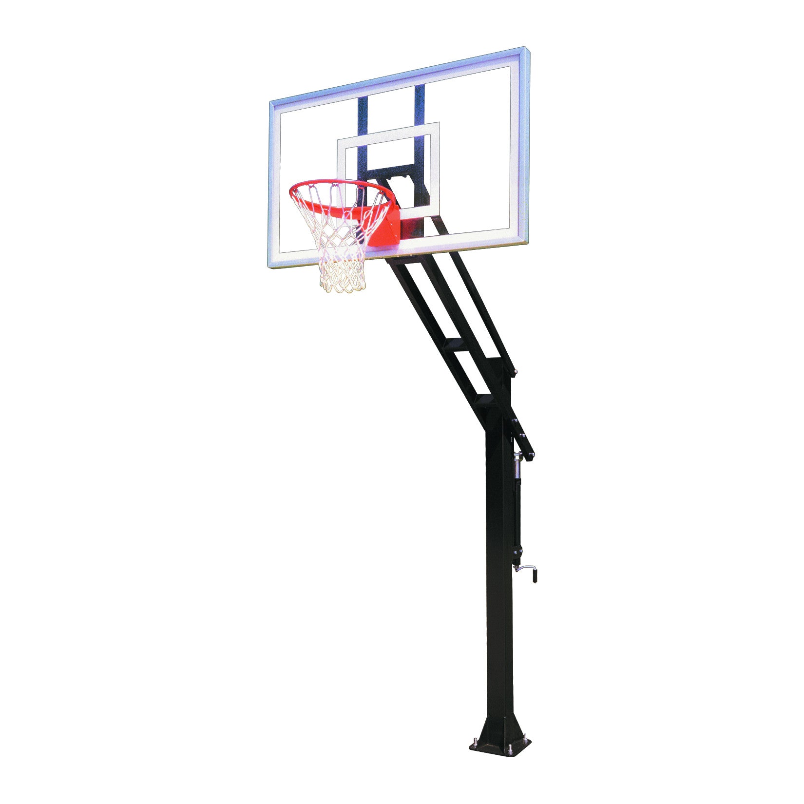 In-Ground Adjustable Basketball Hoop, Force by First Team - Top Sports Tech