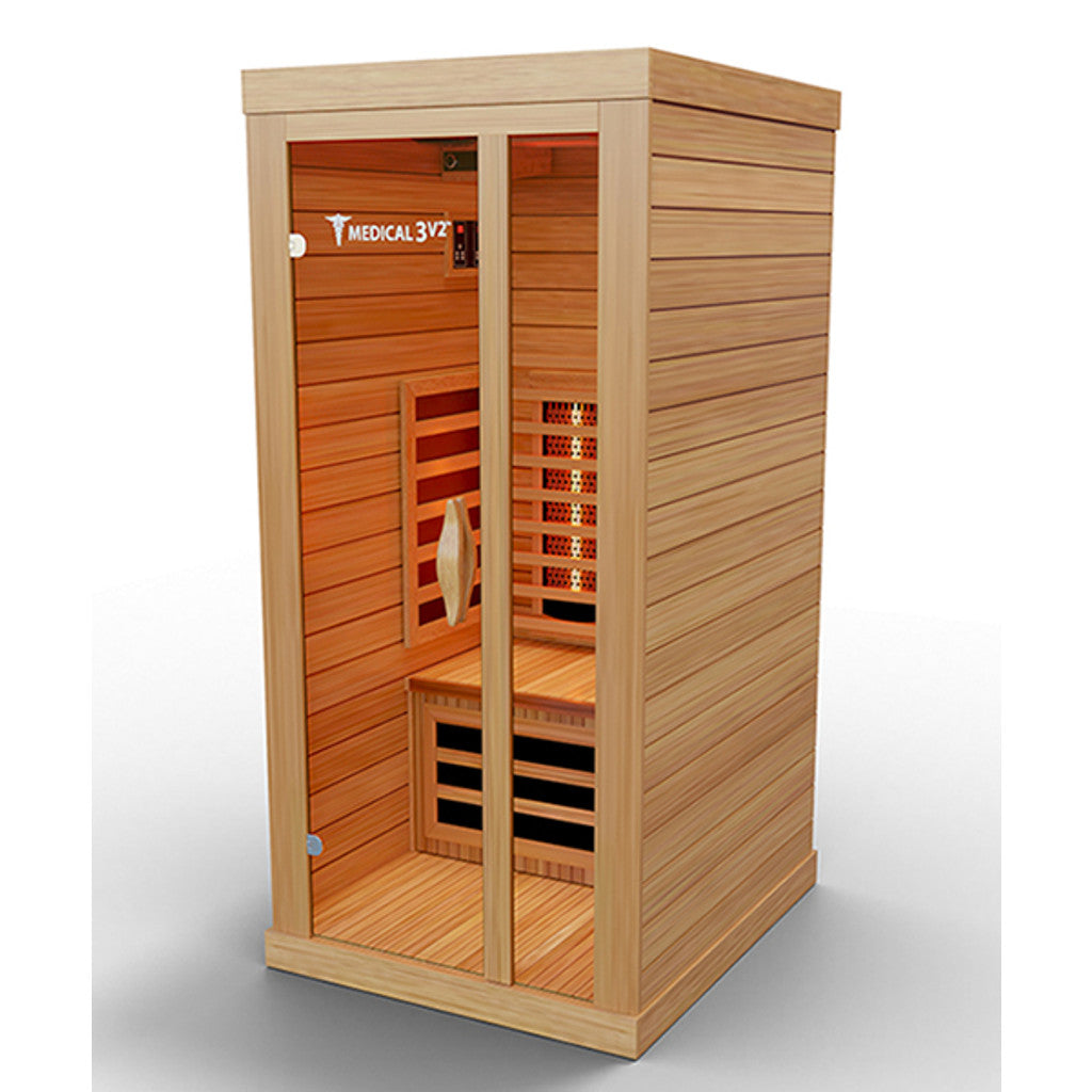 Medical Sauna Medical 3 Version 2.0 One Person Full Spectrum Sauna - Top Sports Tech