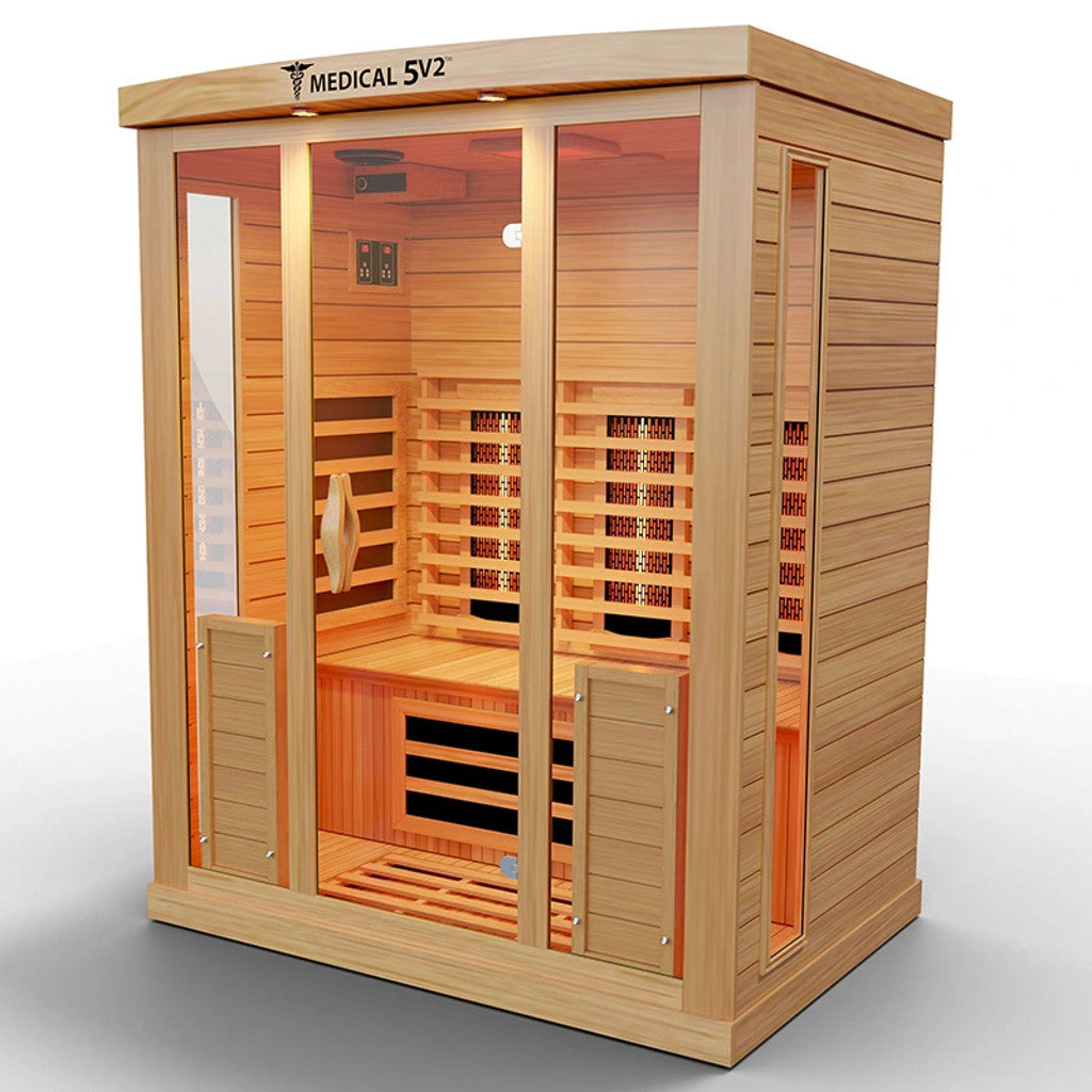 Medical Sauna Medical 5 Version 2.0 Three Person Full Spectrum Sauna - Top Sports Tech