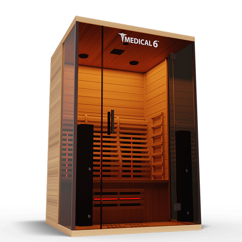 Medical Sauna Medical 6 Ultra Full Spectrum Infrared Two Person Sauna - Top Sports Tech