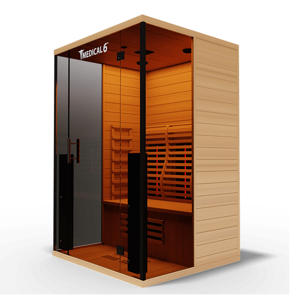 Medical Sauna Medical 6 Ultra Full Spectrum Infrared Two Person Sauna ...