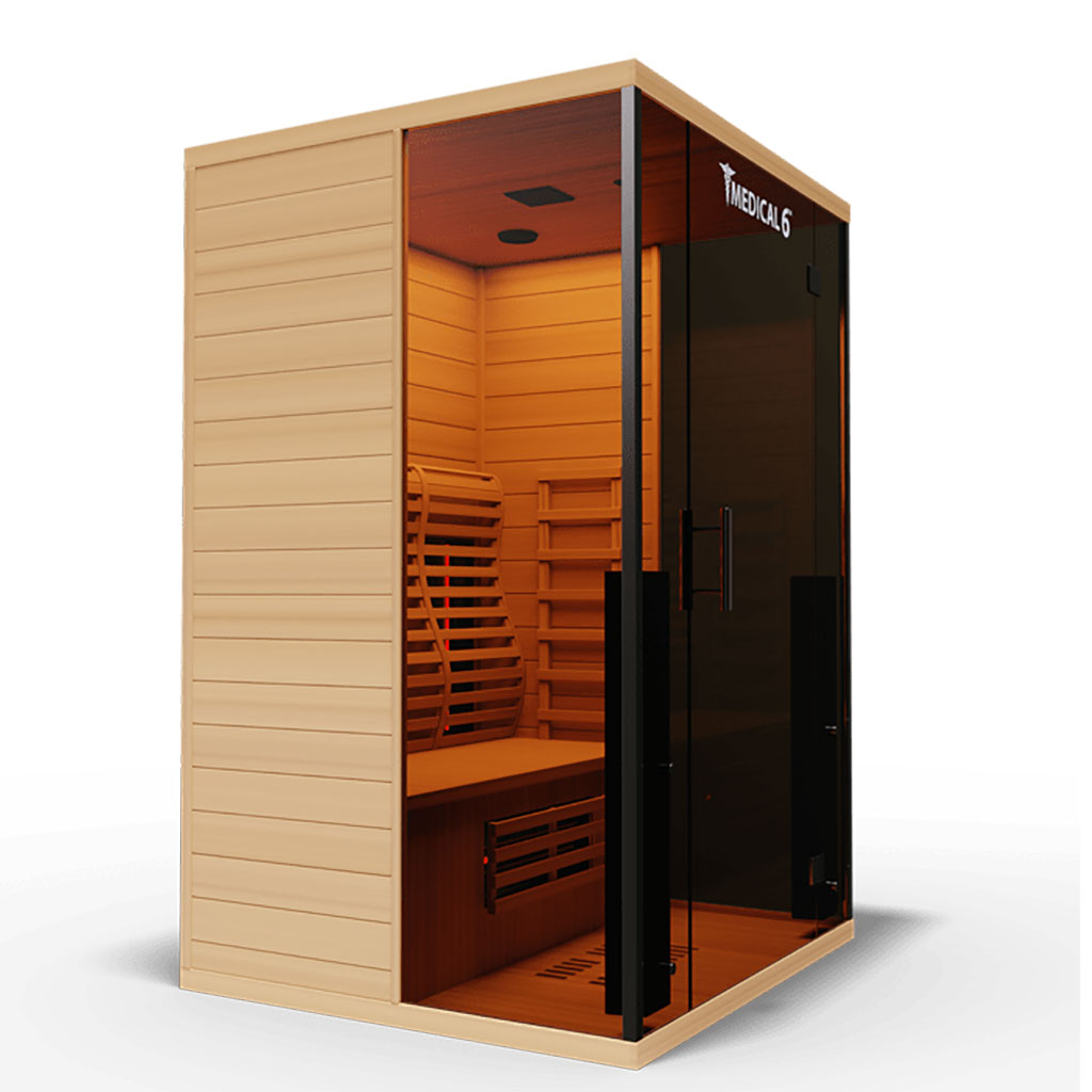 Medical Sauna Medical 6 Ultra Full Spectrum Infrared Two Person Sauna - Top Sports Tech