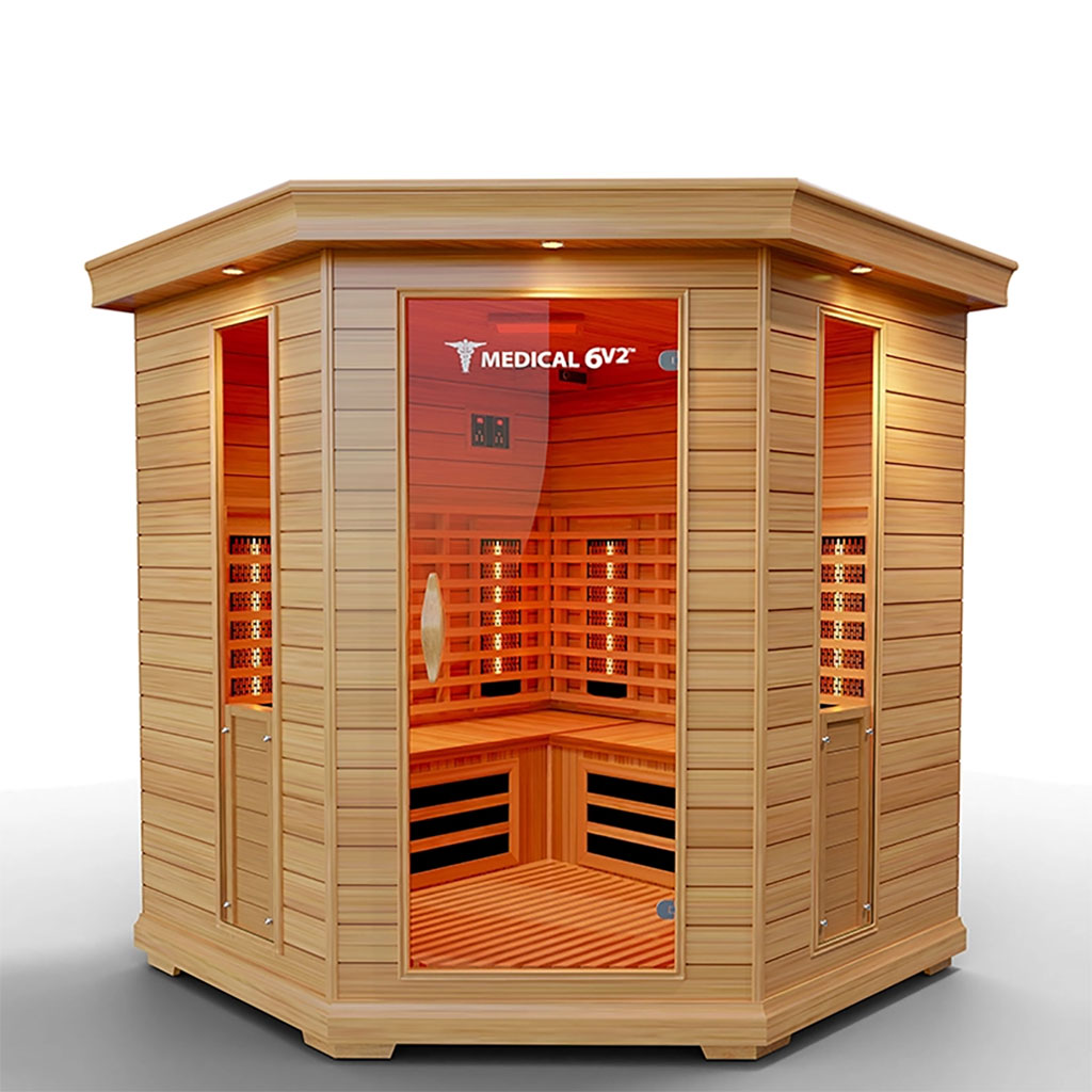 Medical Sauna Medical 6 Version 2.0 Six Person Full Spectrum Sauna - Top Sports Tech