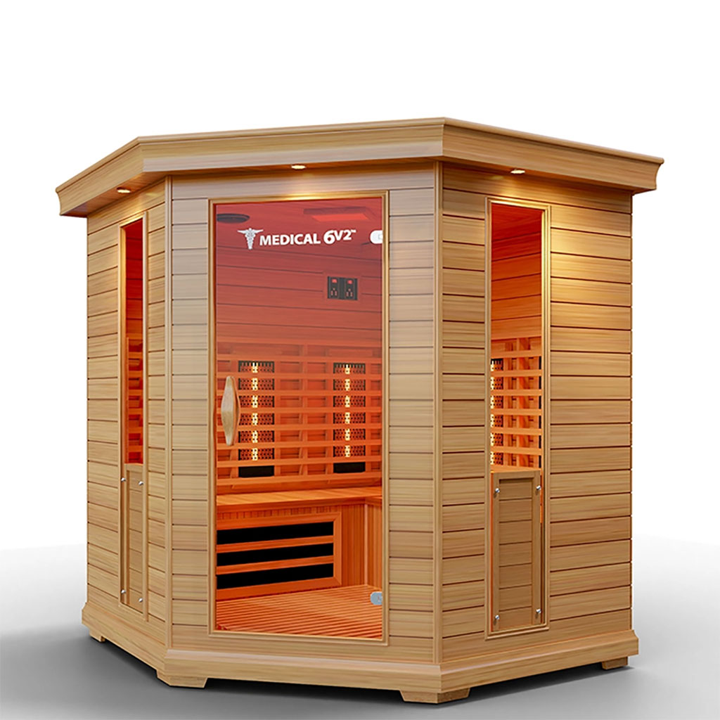 Medical Sauna Medical 6 Version 2.0 Six Person Full Spectrum Sauna - Top Sports Tech