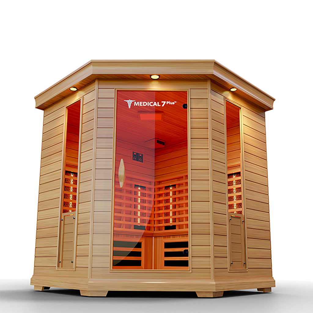 Medical Sauna Medical 7 Plus Six Person Infrared Sauna - Top Sports Tech